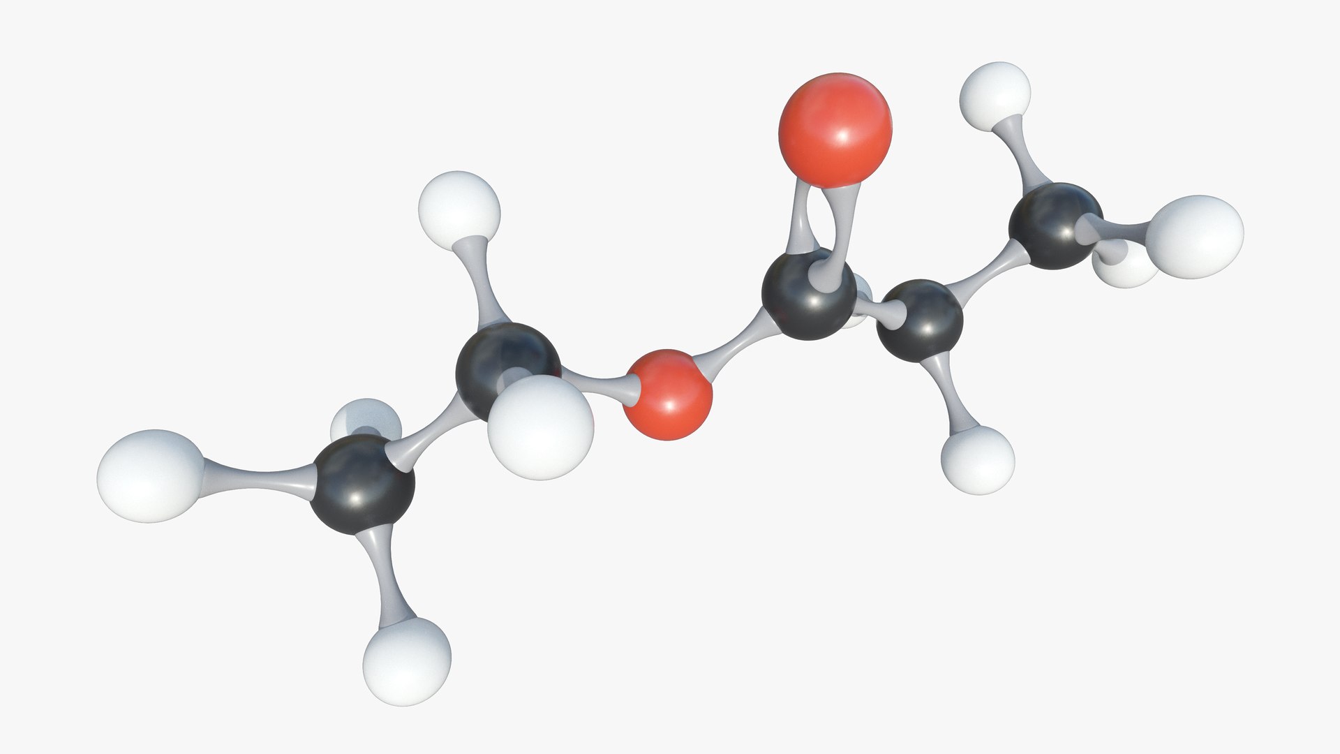 Ethyl Propionate Molecule With PBR 4K 8K 3D - TurboSquid 1943691