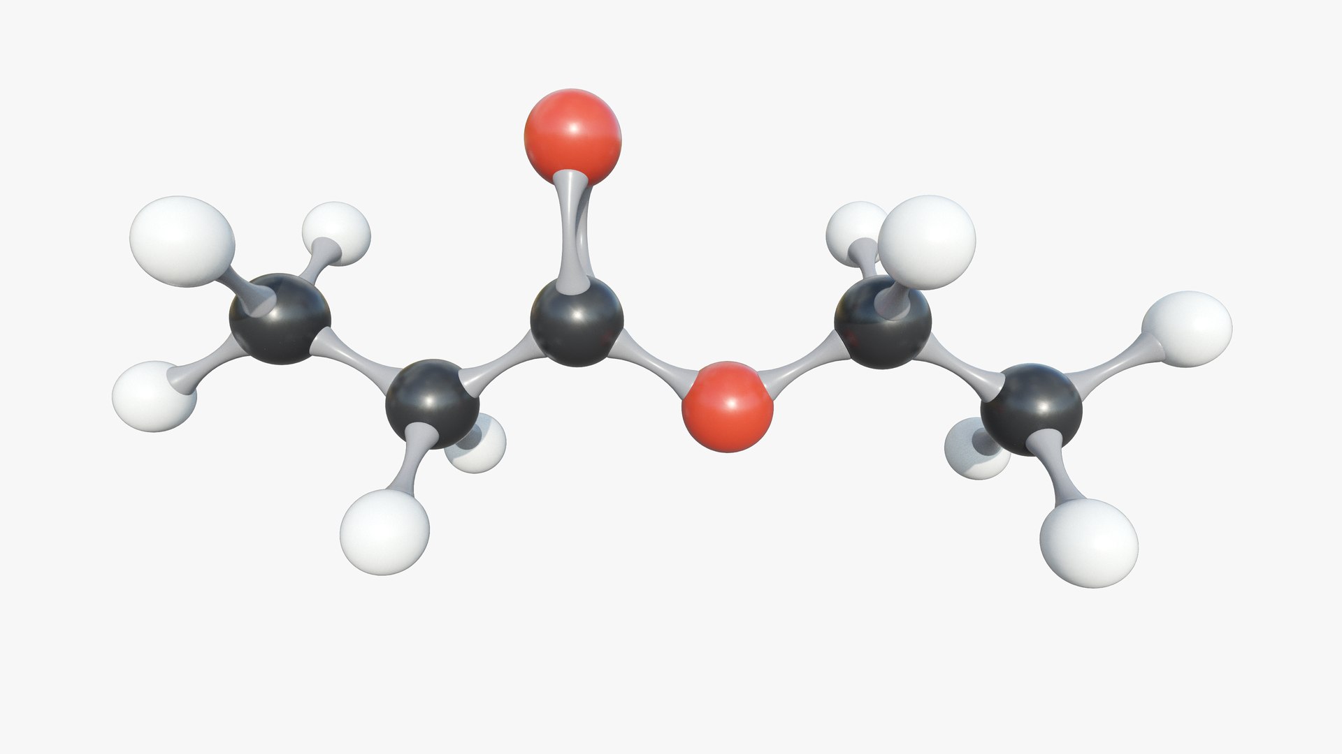 Ethyl Propionate Molecule With PBR 4K 8K 3D - TurboSquid 1943691