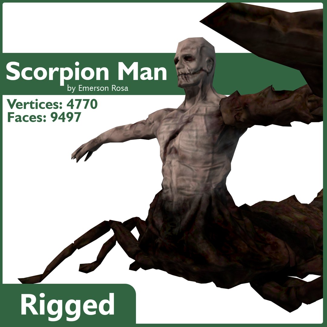Max Scorpion Rigged