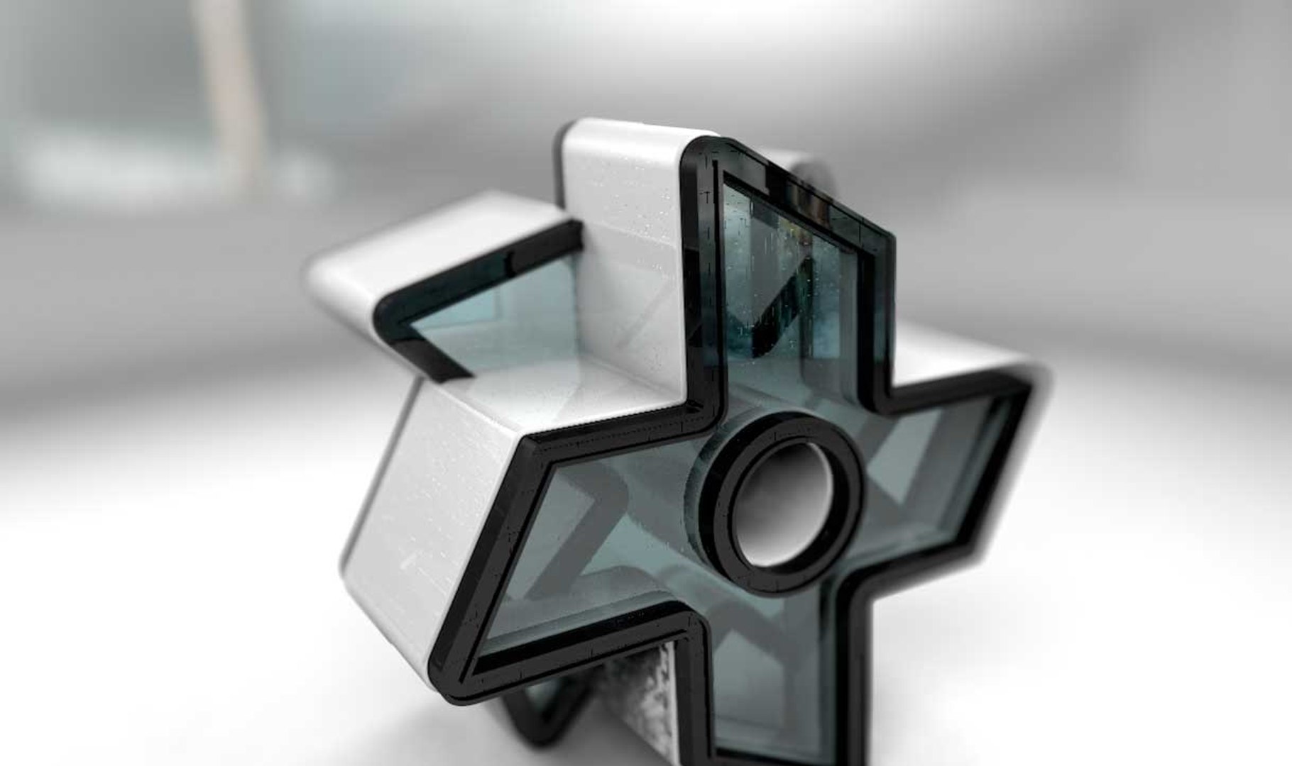 Geometry Dash Icon 7 3D Model - TurboSquid 1587439