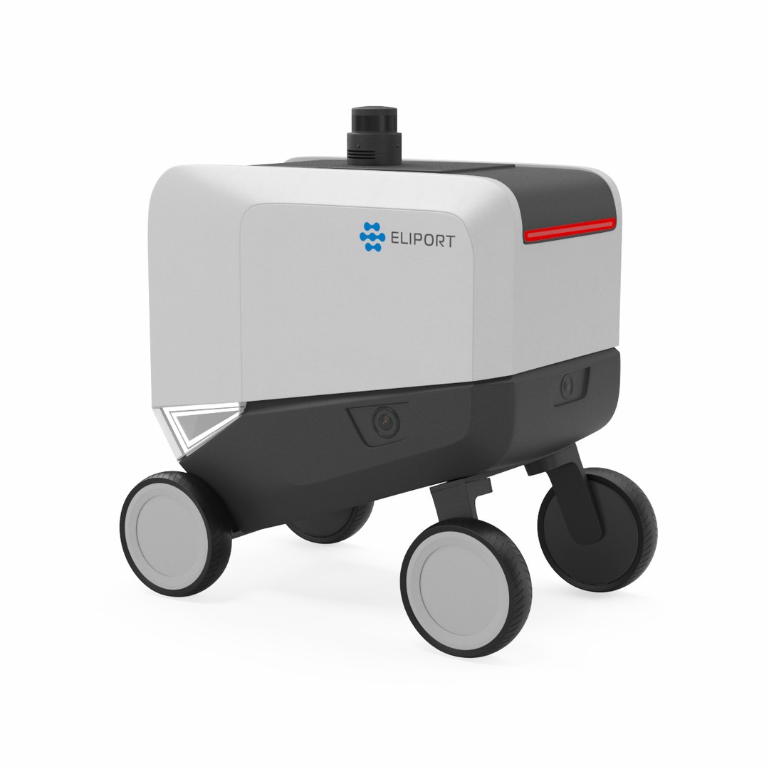 Eliport Delivery Robot 3D Model - TurboSquid 2093965