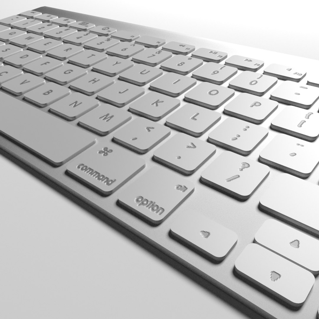 3d Model Keyboard Blender Cycles