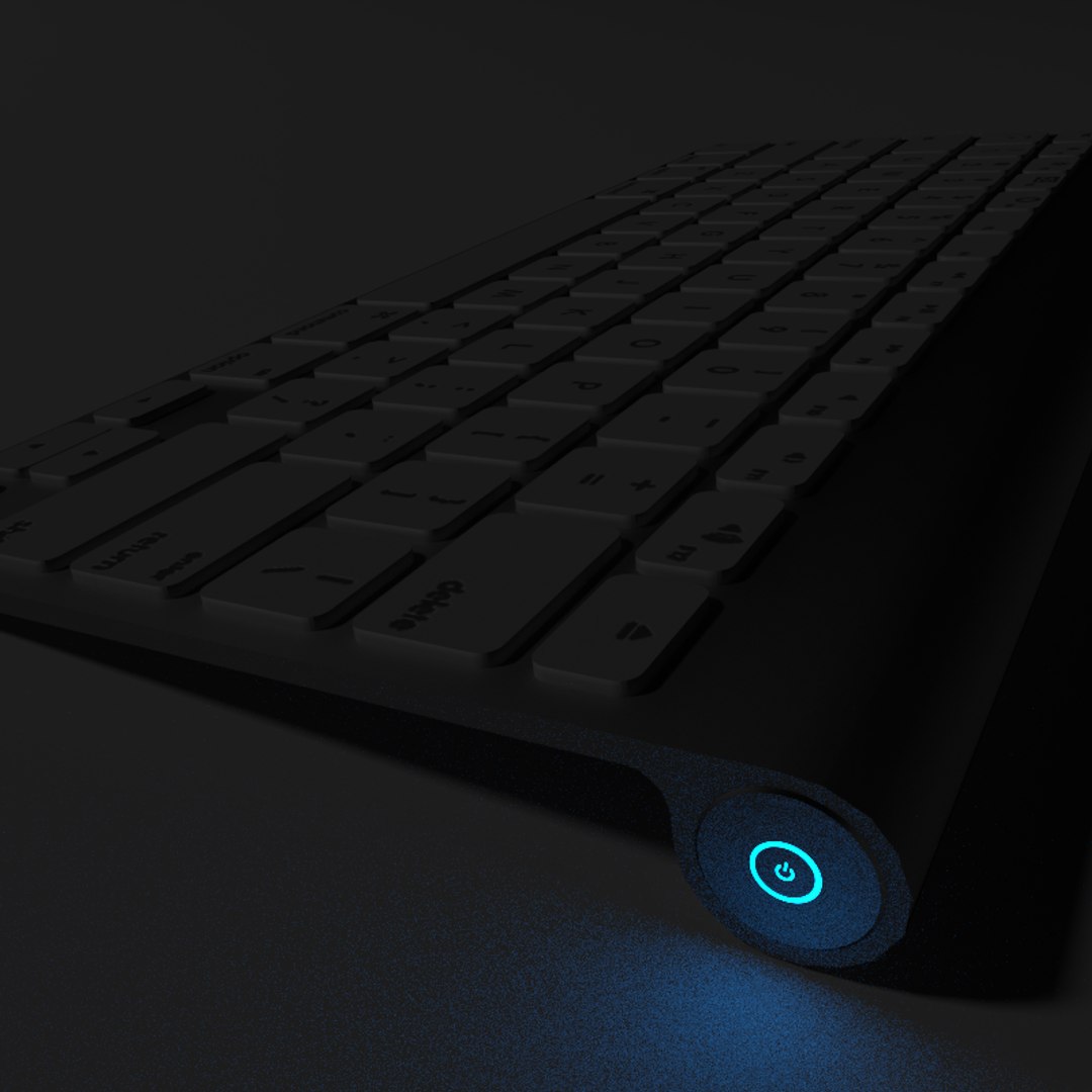 3d Model Keyboard Blender Cycles