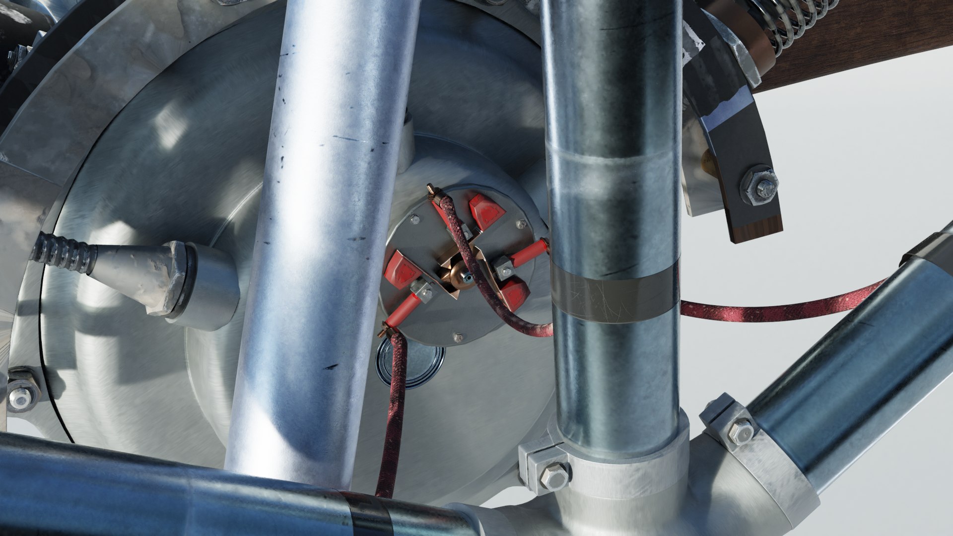 Anzani 3-cylinder Fan-type Aircraft Engine Model - TurboSquid 1645491