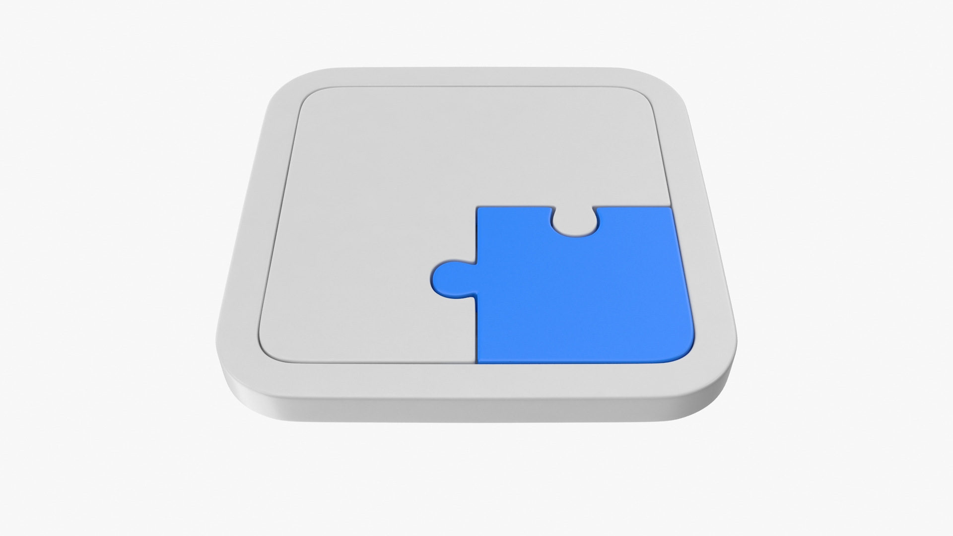 3D Puzzle 2 Piece - TurboSquid 1644824