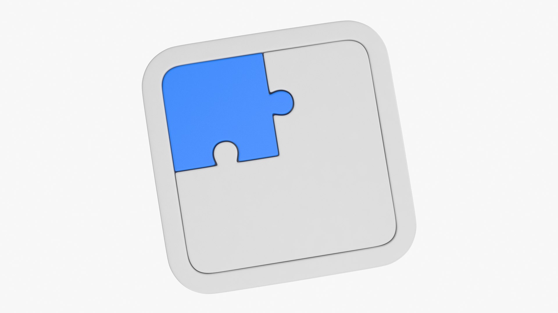 3D Puzzle 2 Piece - TurboSquid 1644824