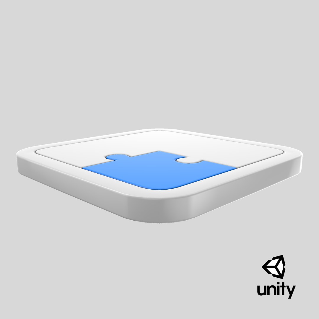 3D Puzzle 2 Piece - TurboSquid 1644824