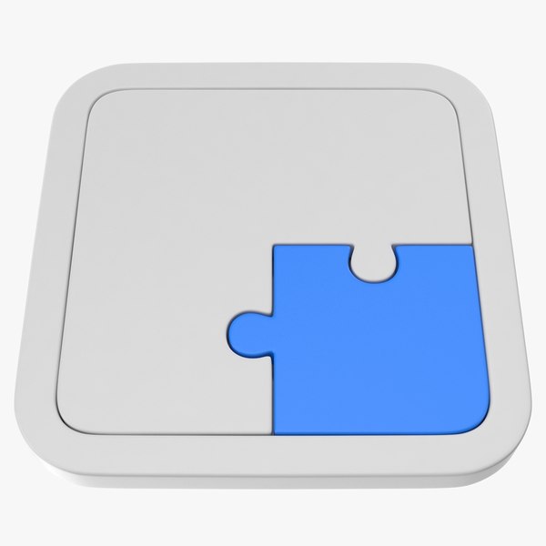 3D puzzle 2 piece - TurboSquid 1644824