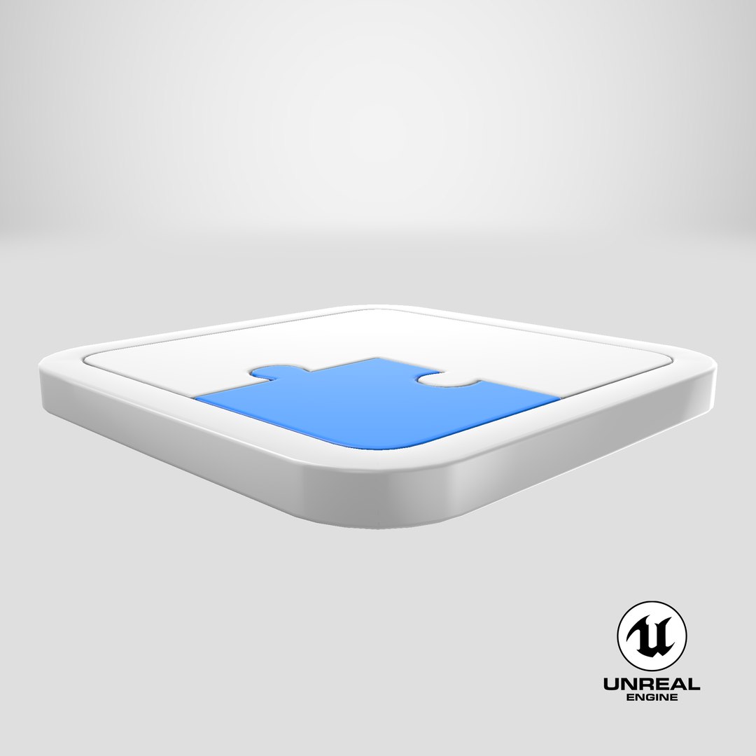 3D Puzzle 2 Piece - TurboSquid 1644824