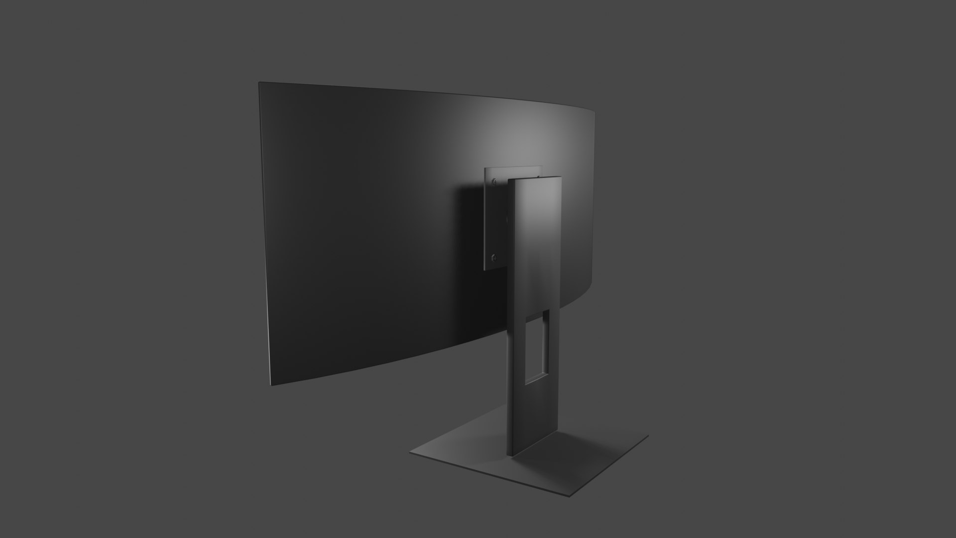 Curved Monitor DIsplay 3D model - TurboSquid 1974407