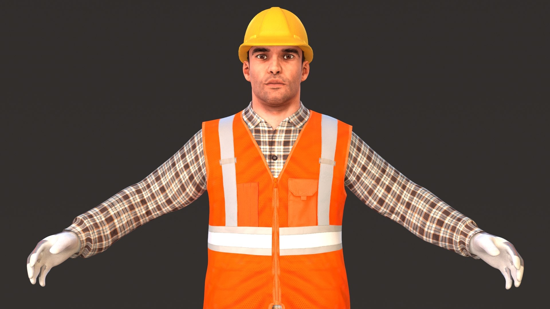 3D rigged worker standard 2020 - TurboSquid 1517970