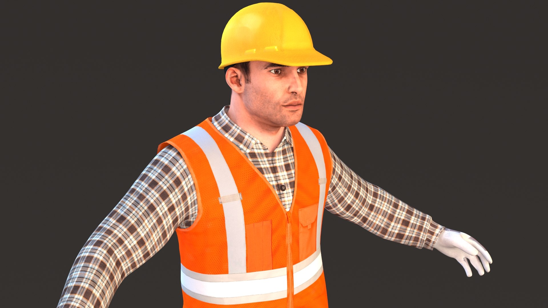 3D rigged worker standard 2020 - TurboSquid 1517970