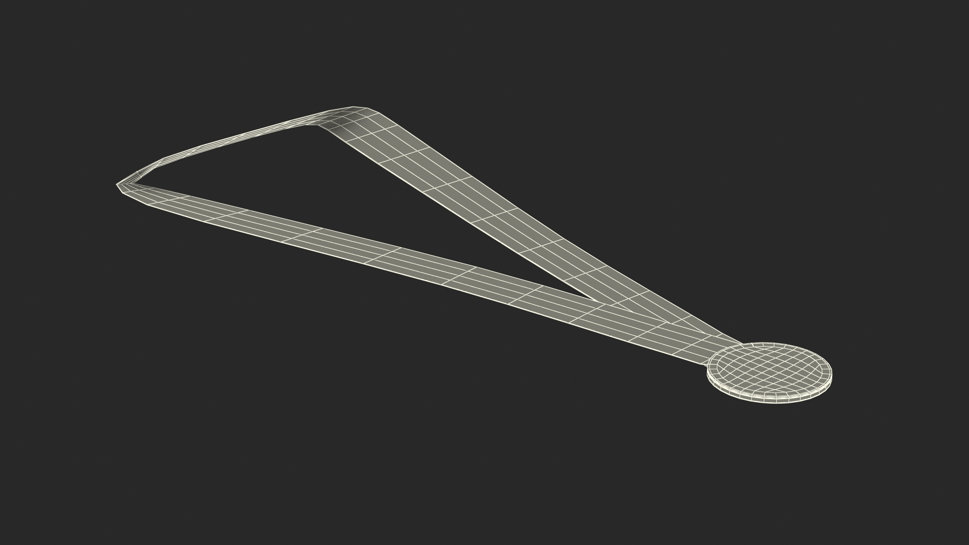 3D Sports Award Medal Gold Flat Position - TurboSquid 2413692
