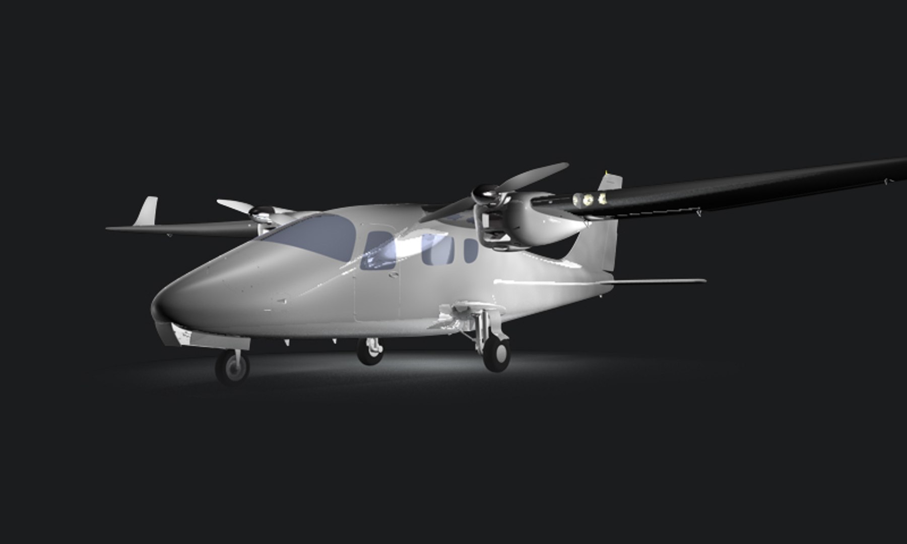 3d Tecnam P2006t Model
