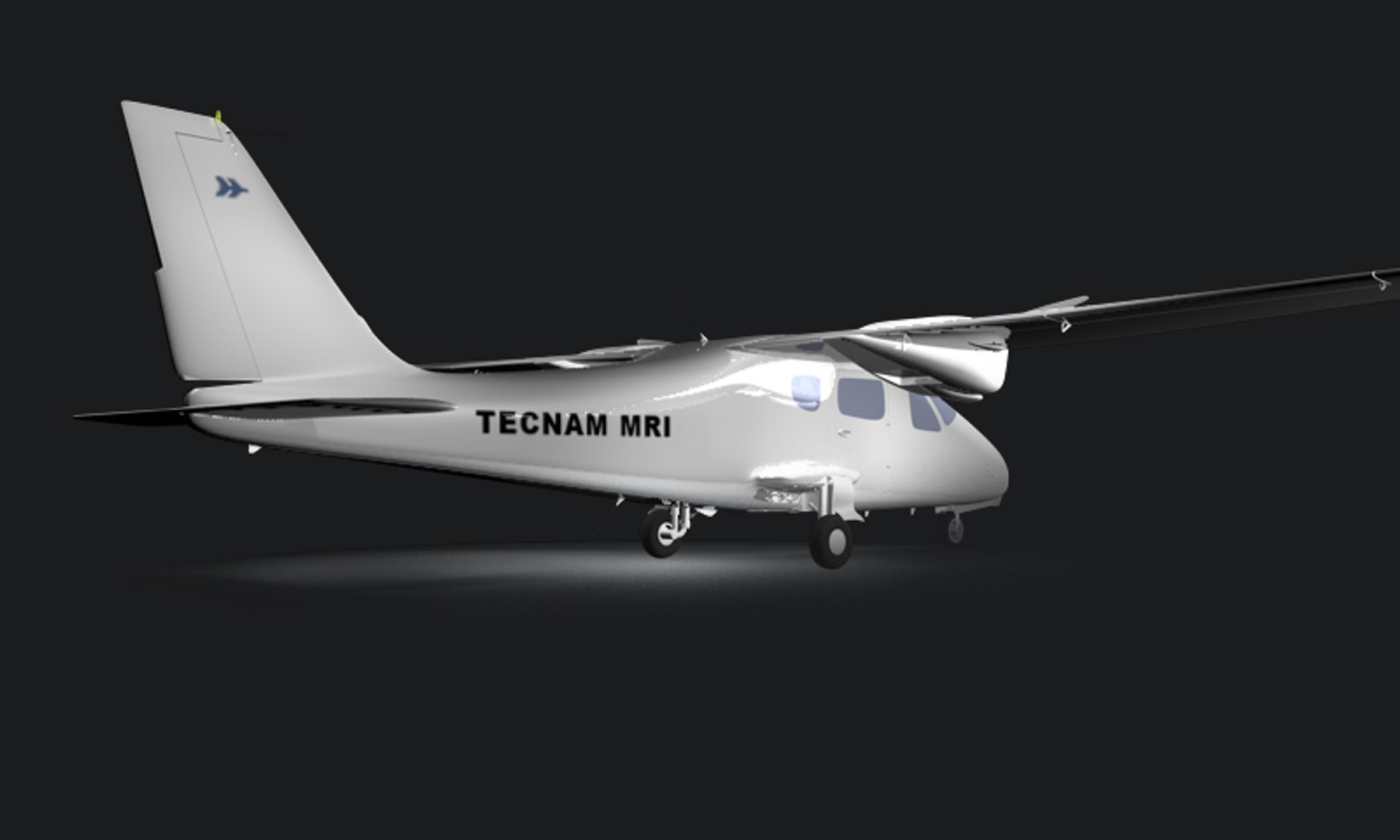 3d Tecnam P2006t Model