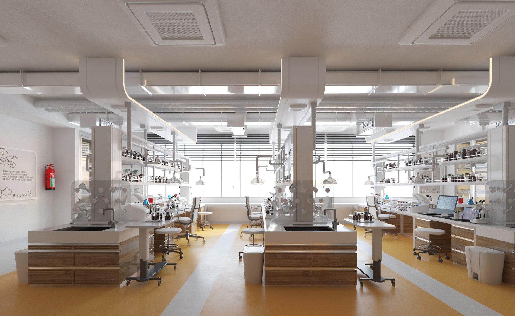 3D Medical Laboratory Interior Model - TurboSquid 2083179