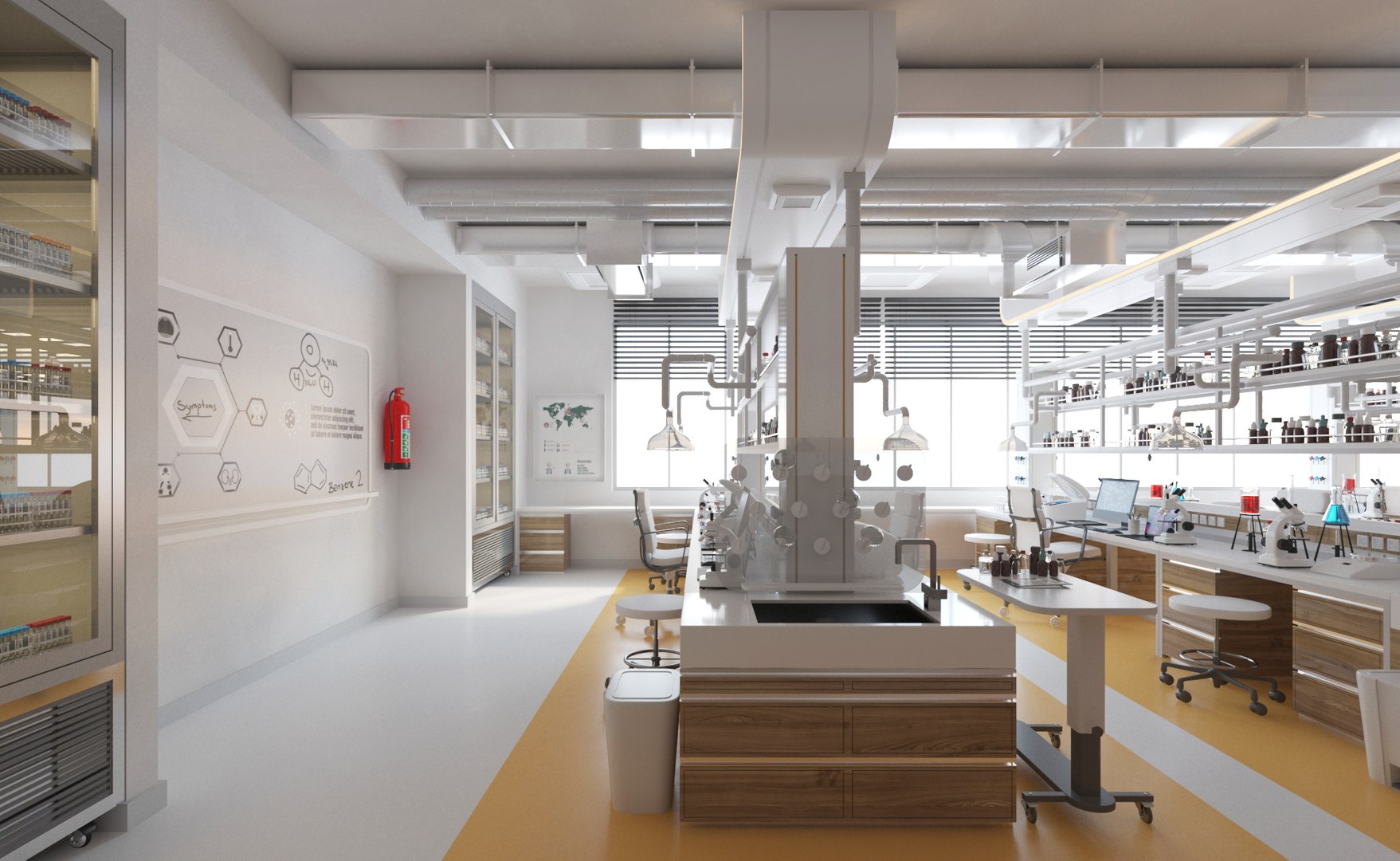 3D Medical Laboratory Interior model - TurboSquid 2083179