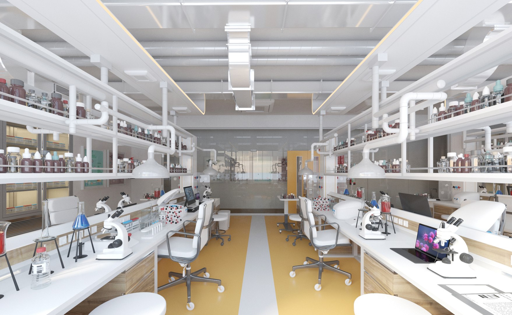 3D Medical Laboratory Interior model - TurboSquid 2083179