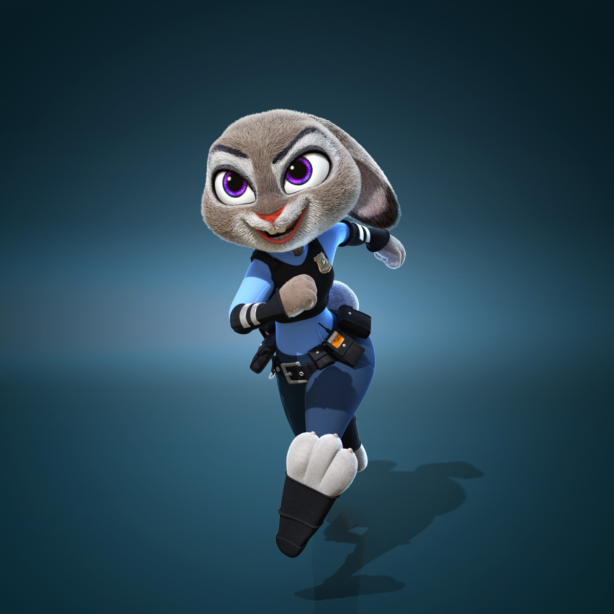3d fur judy model