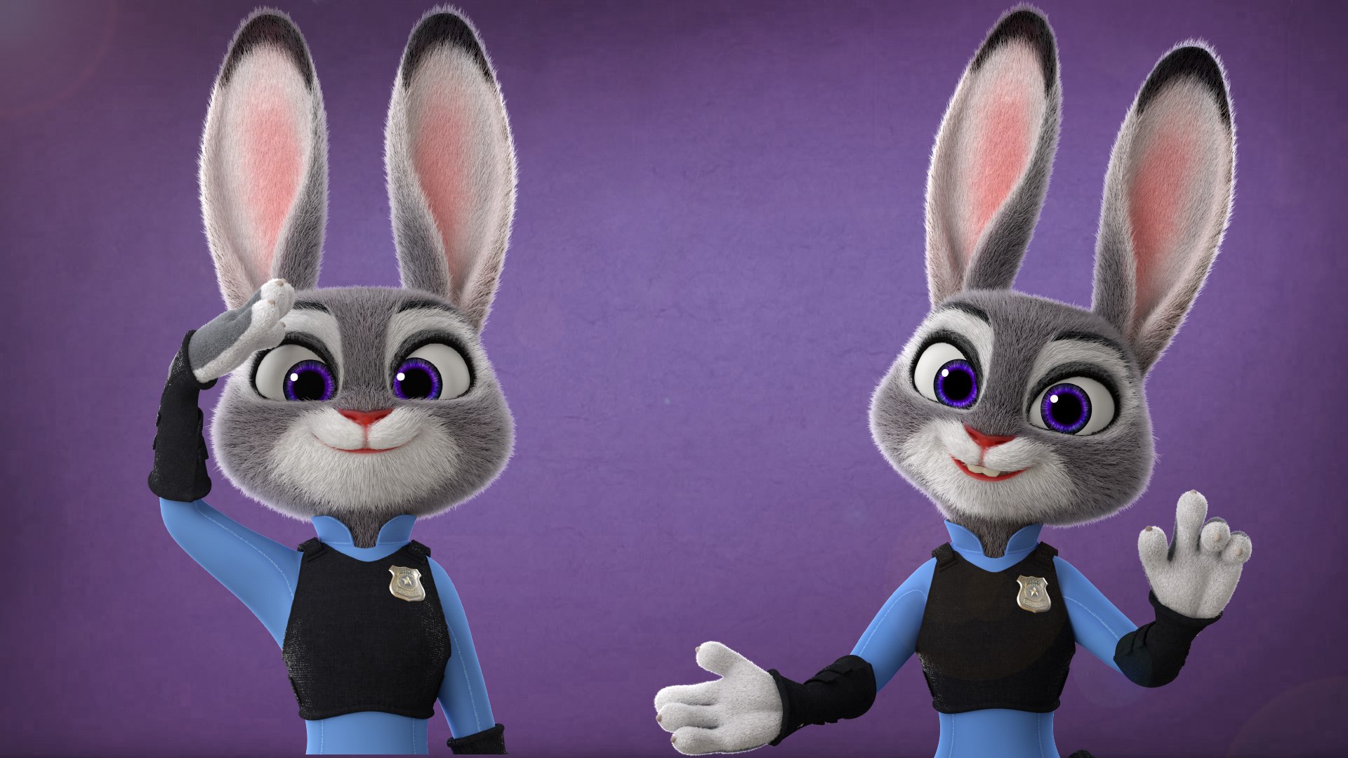 3d Fur Judy Model