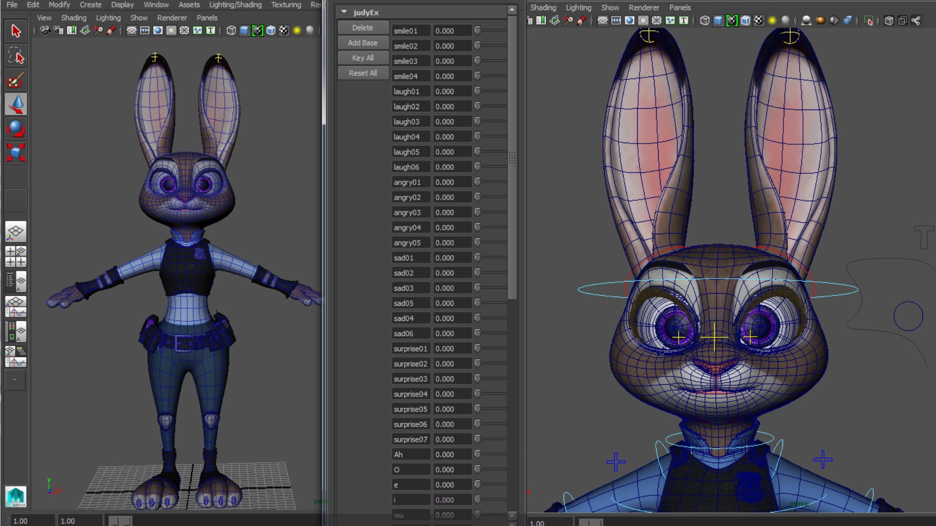 3d Fur Judy Model