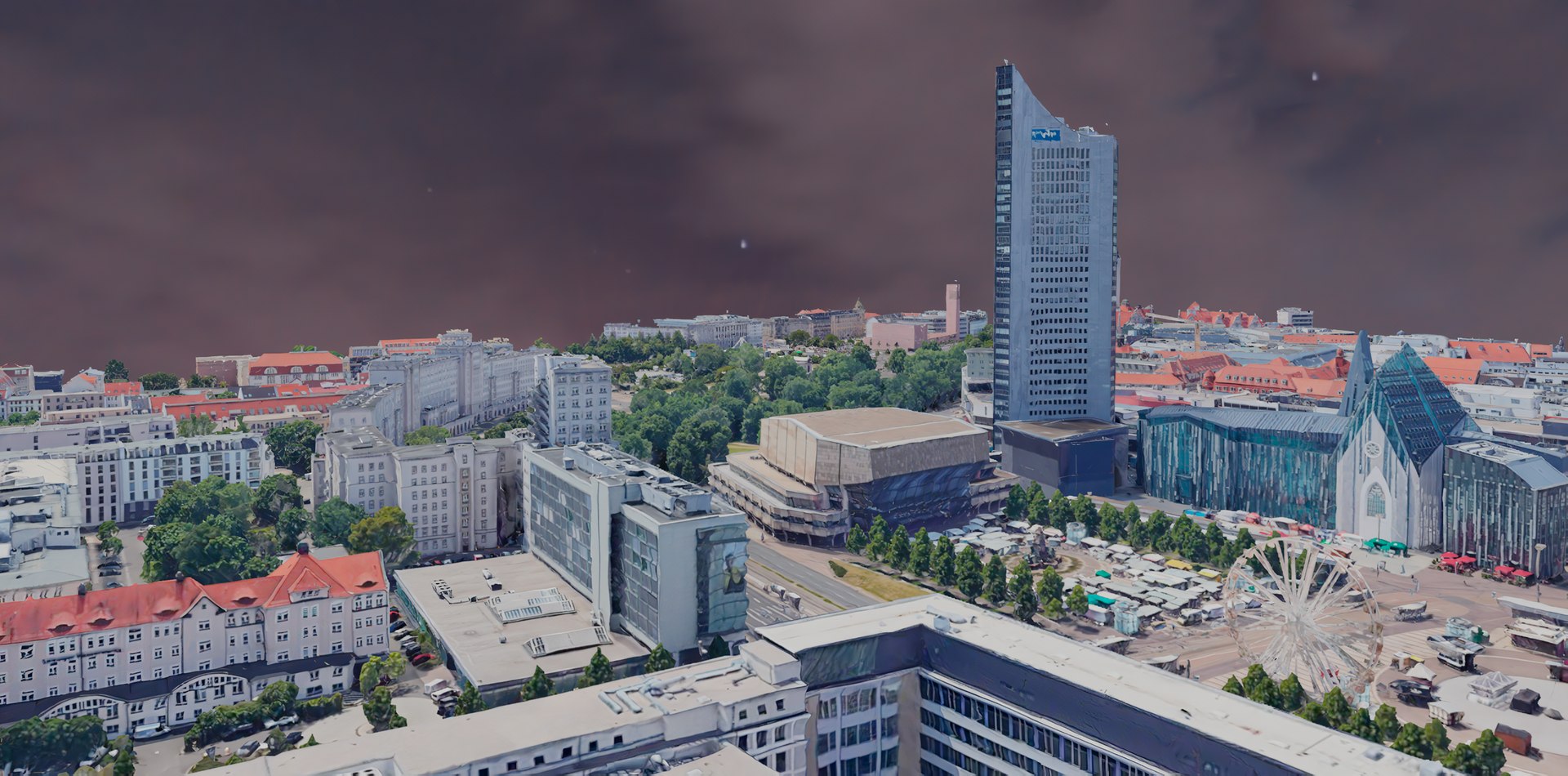 3D Low Poly Model Of Leipzig City - TurboSquid 2212493