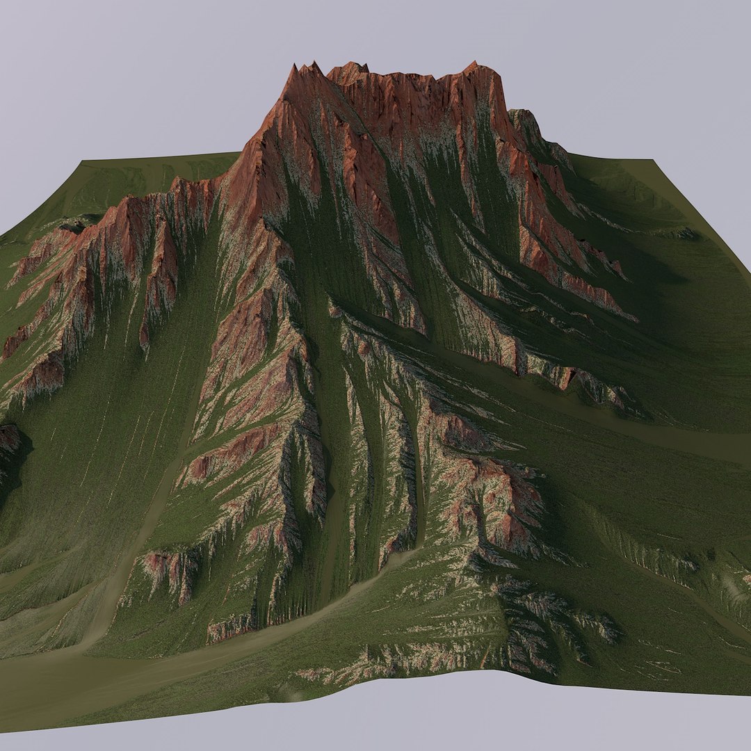 Mountain Terrain 3D | 1147937 | TurboSquid