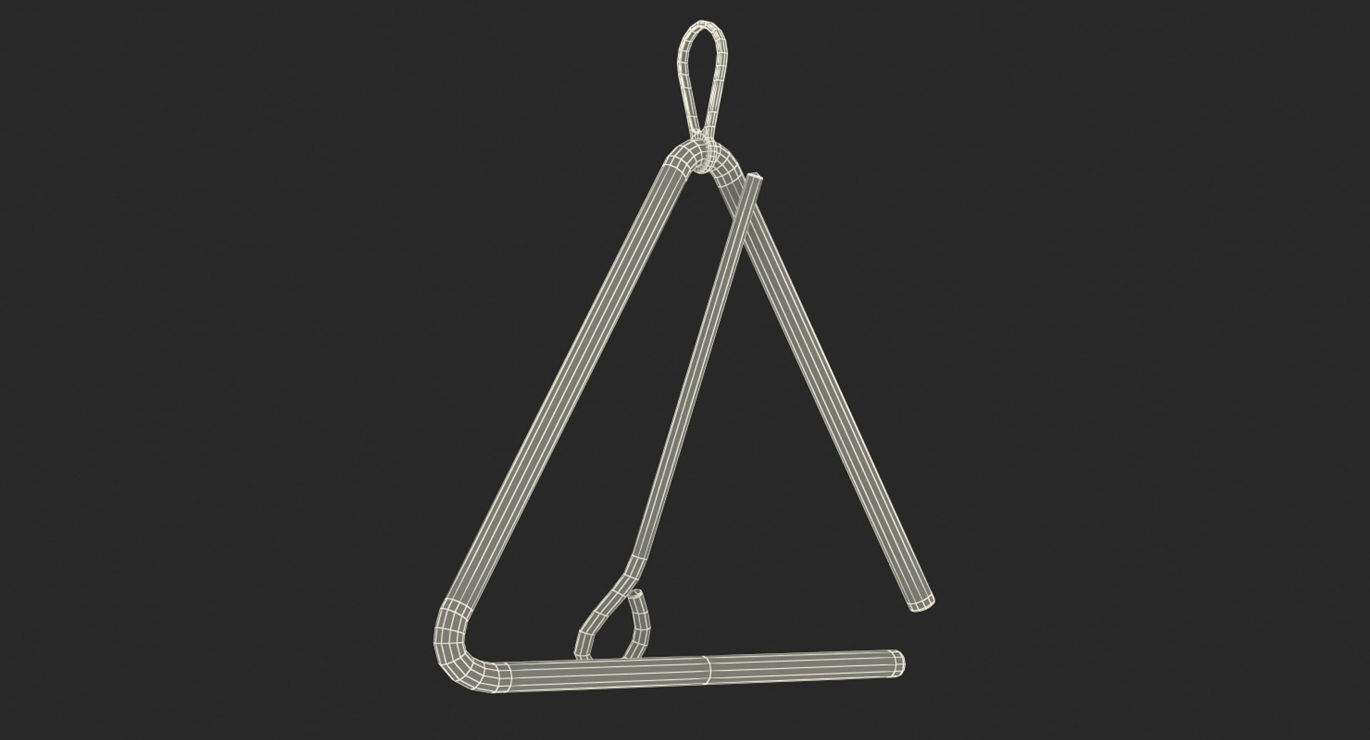 Musical Triangle Steel 3D - TurboSquid 1418846