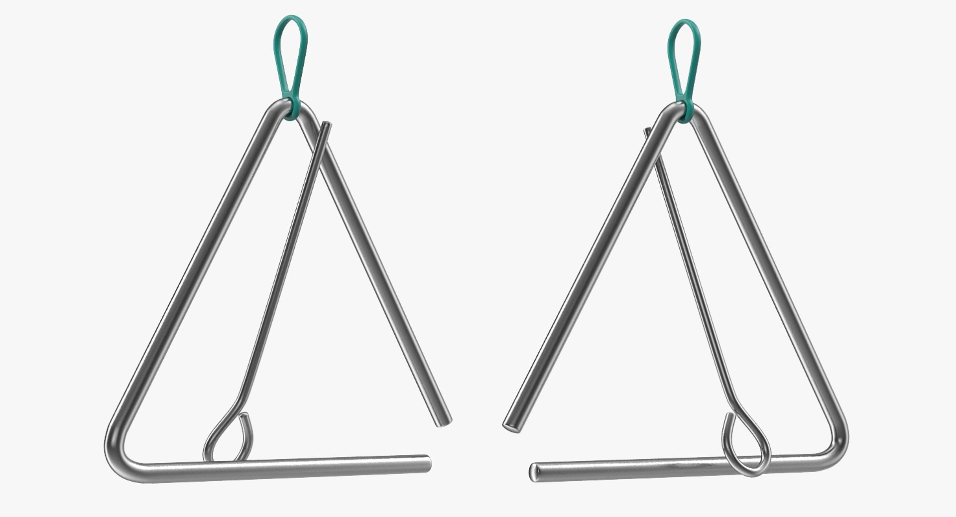 Musical Triangle Steel 3D - TurboSquid 1418846