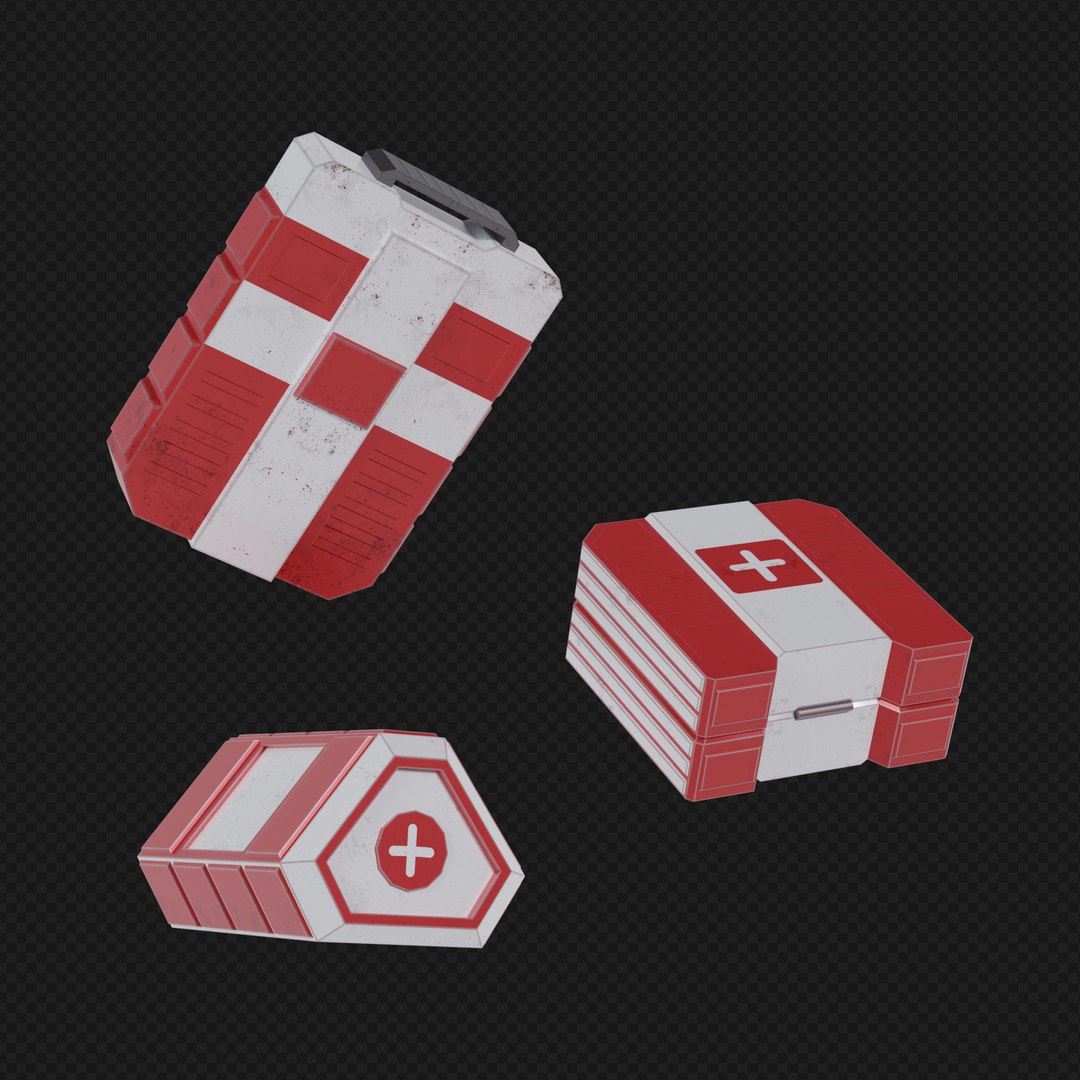 Med Kit Pack 3D - TurboSquid 2086858