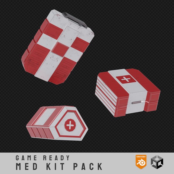 modelo 3d Med Kit Pack - TurboSquid 2086858