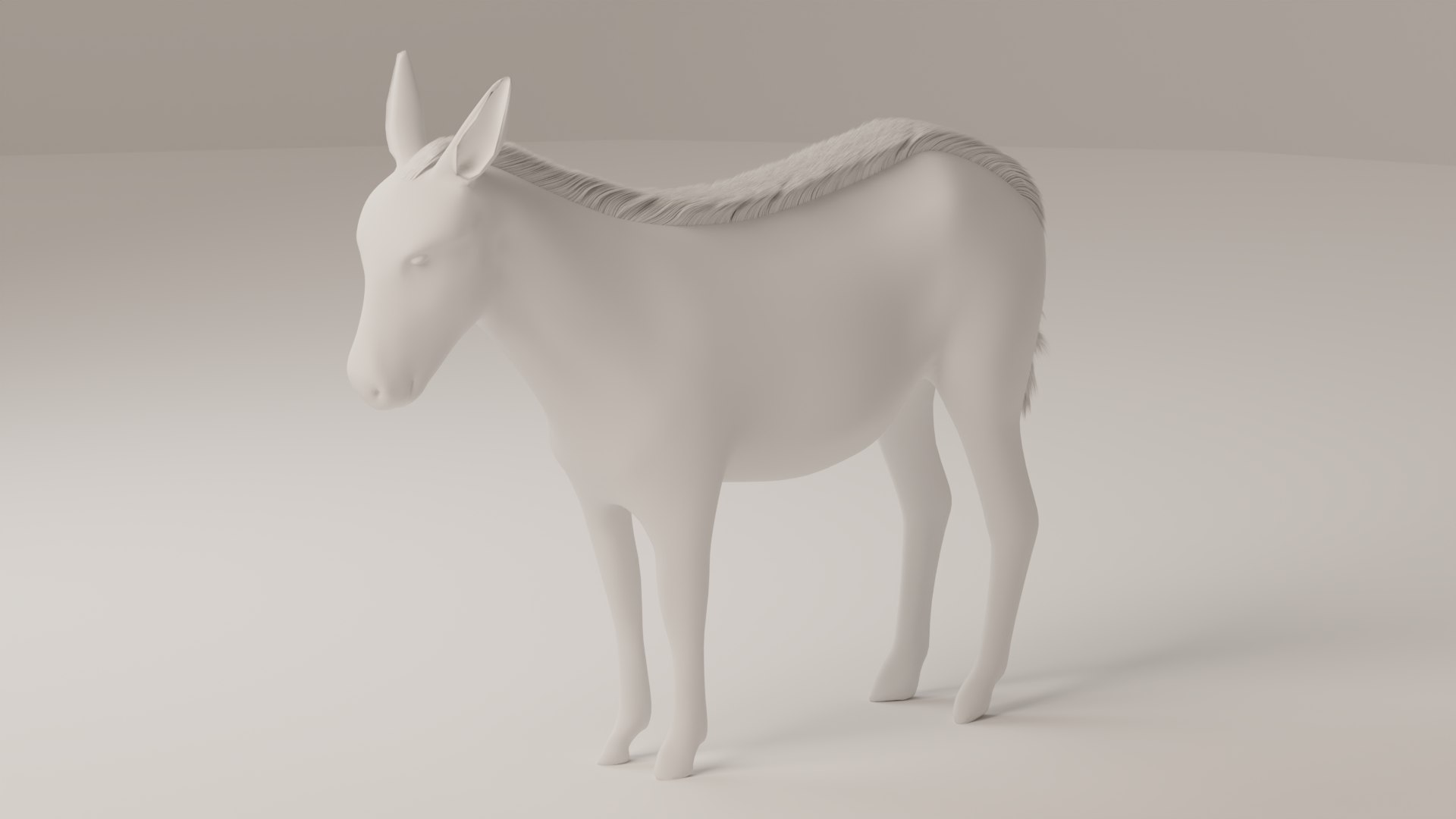 3D Donkey - TurboSquid 2063979