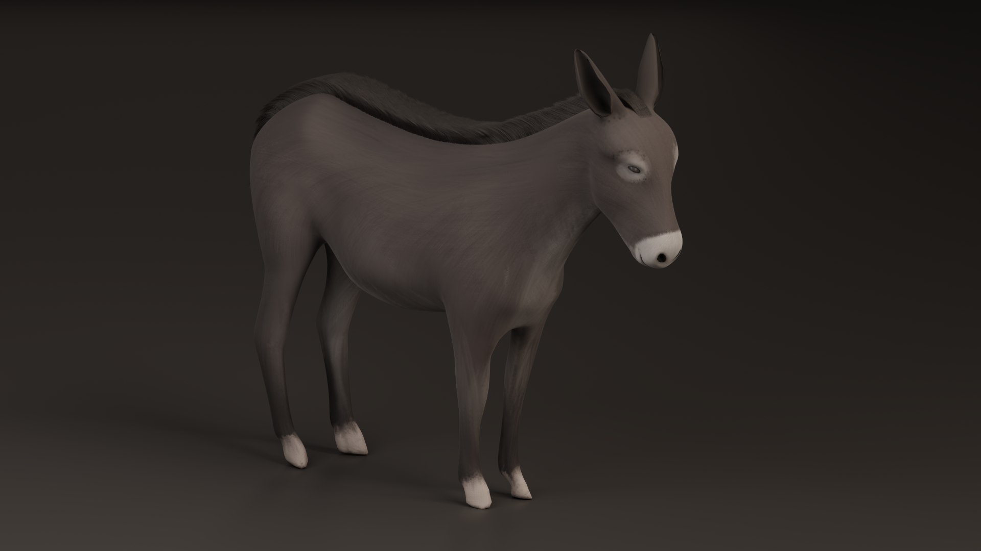 3D Donkey - TurboSquid 2063979