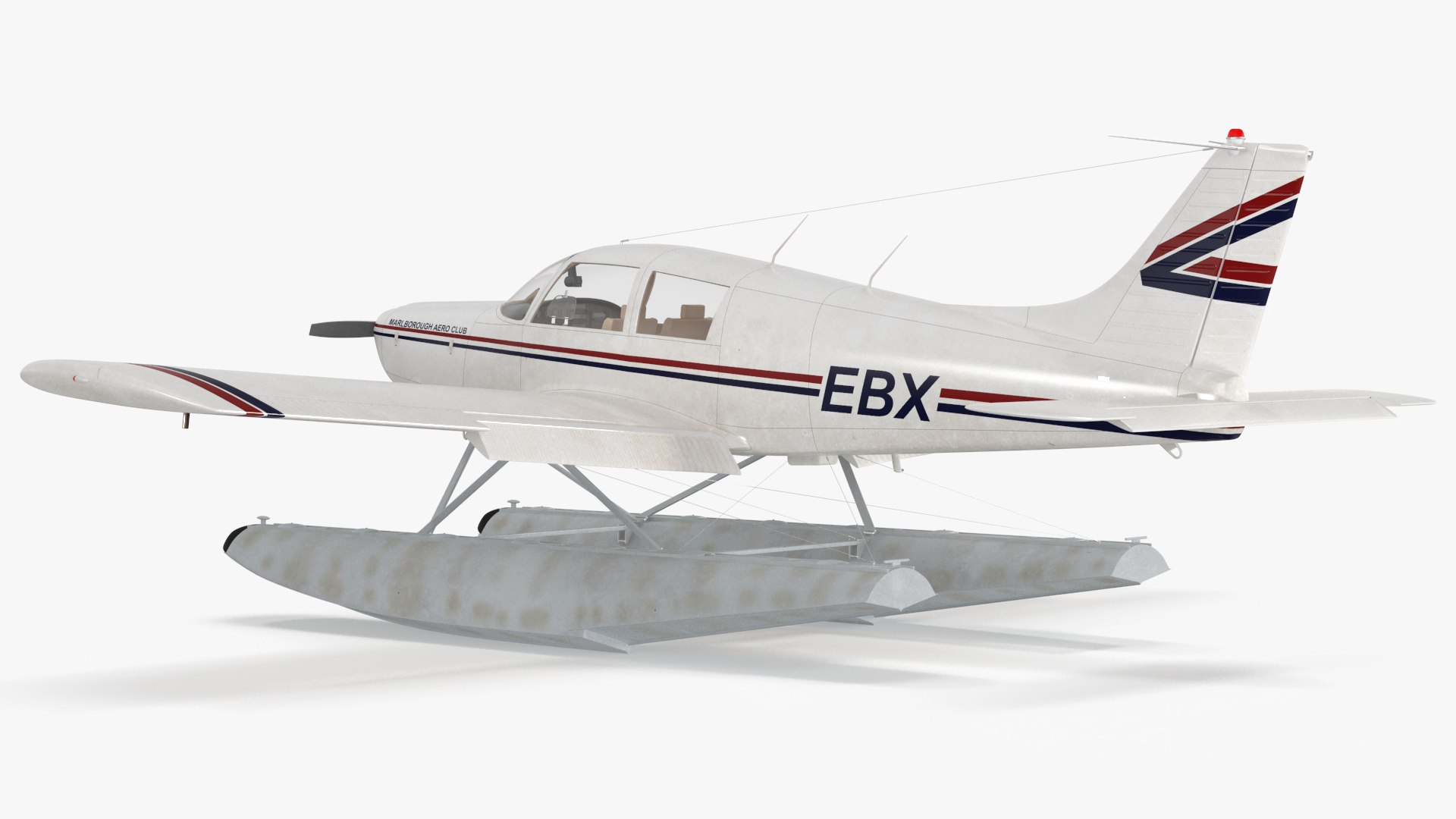 Private Seaplane Piper PA-28 Cherokee Model - TurboSquid 2271100