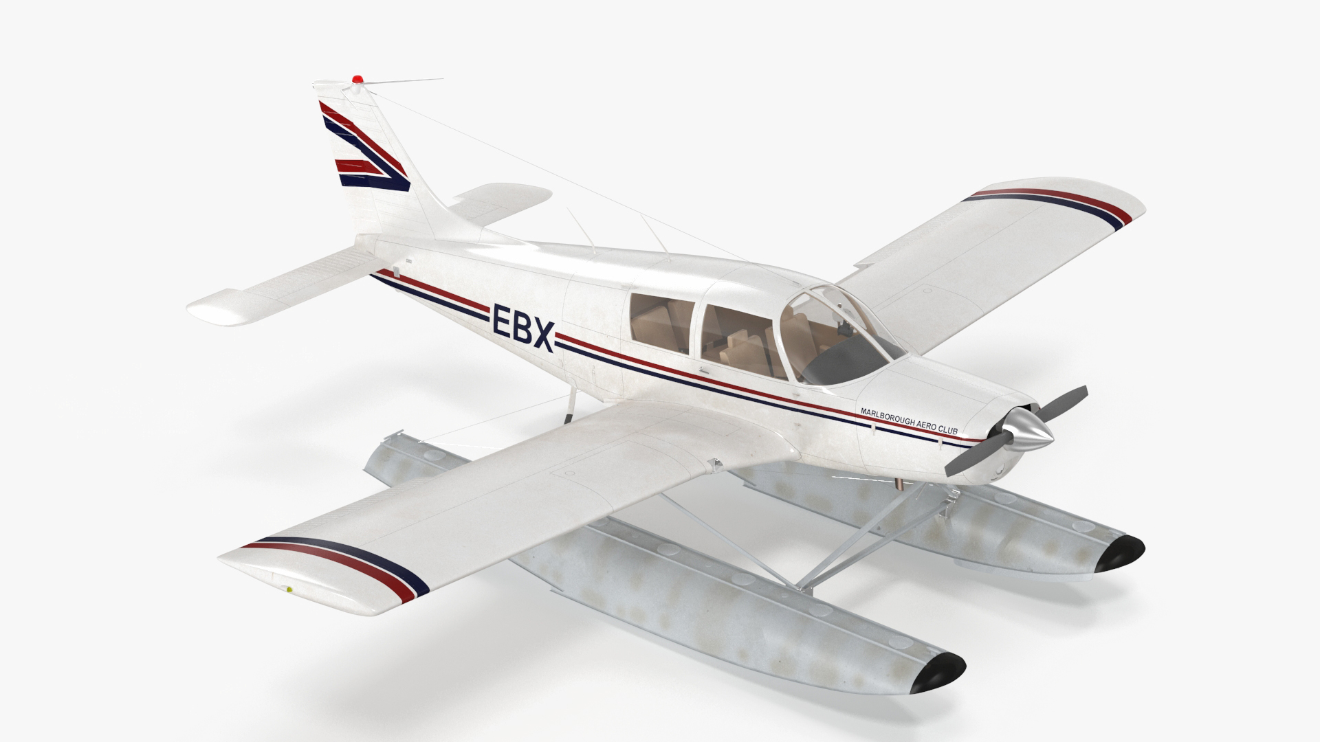 Private Seaplane Piper PA-28 Cherokee Model - TurboSquid 2271100