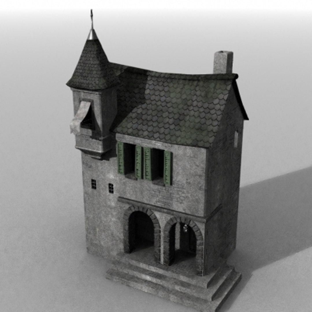 3ds Max Medieval Building