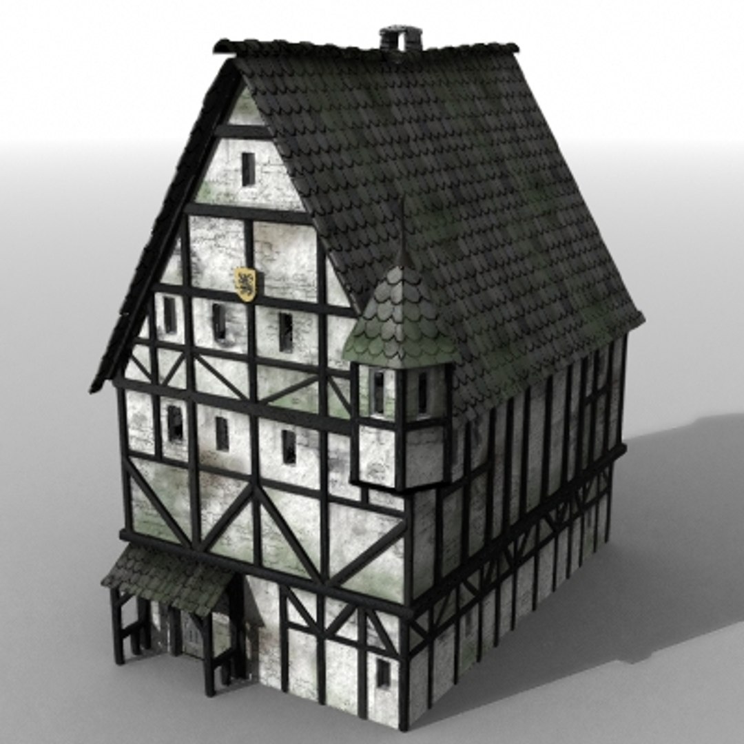 3ds Max Medieval Building