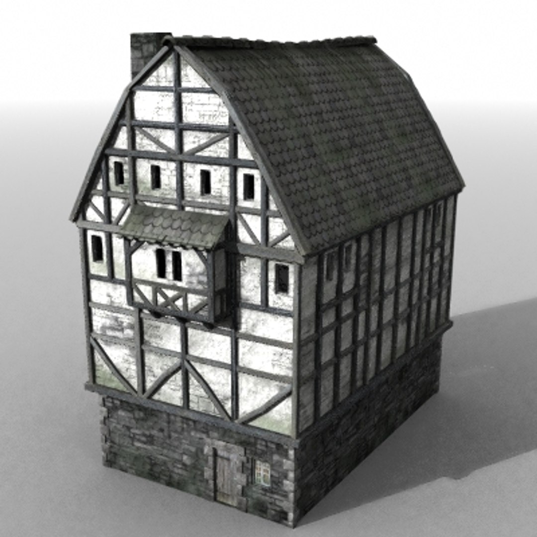 3ds Max Medieval Building