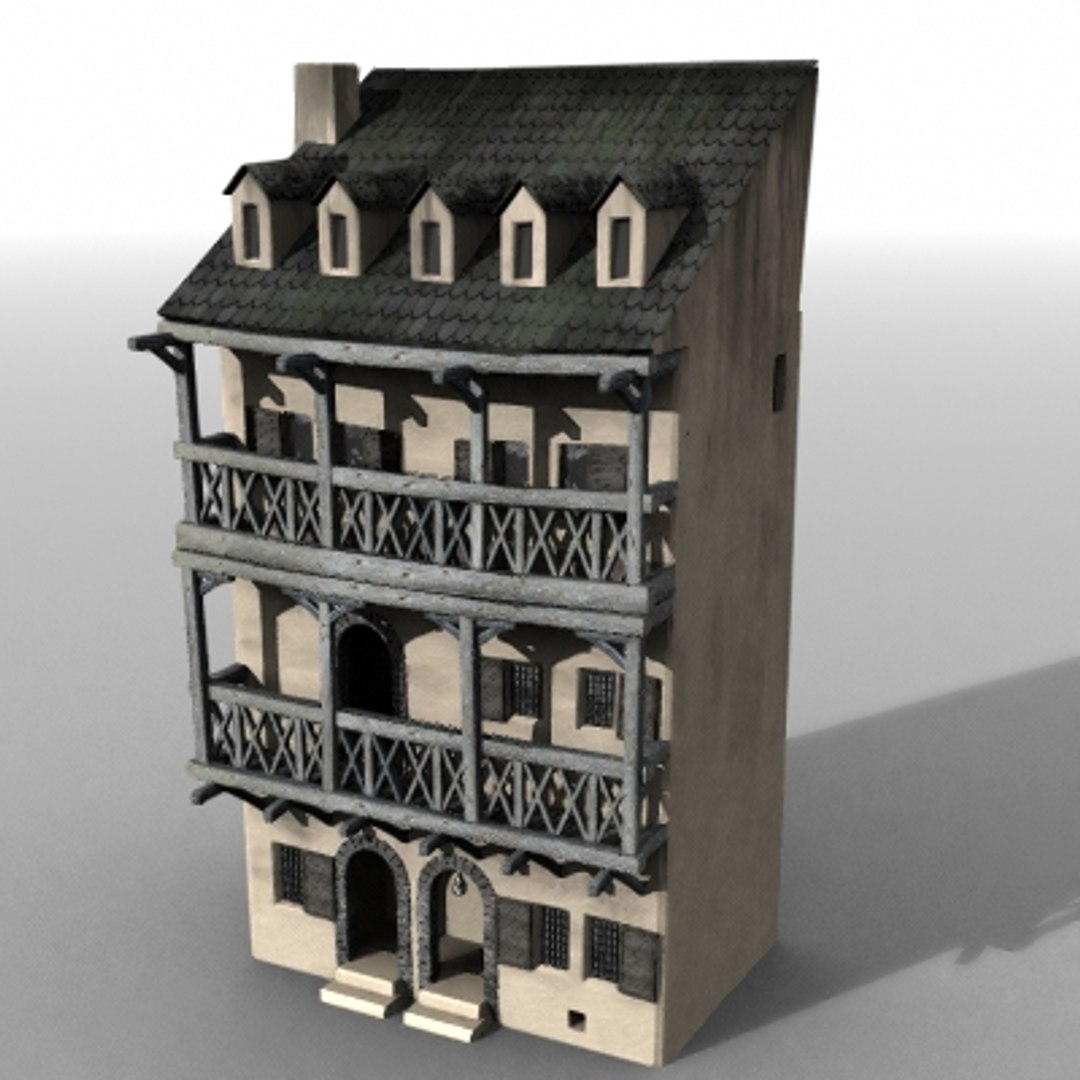 3ds Max Medieval Building