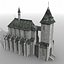 3ds Max Medieval Building