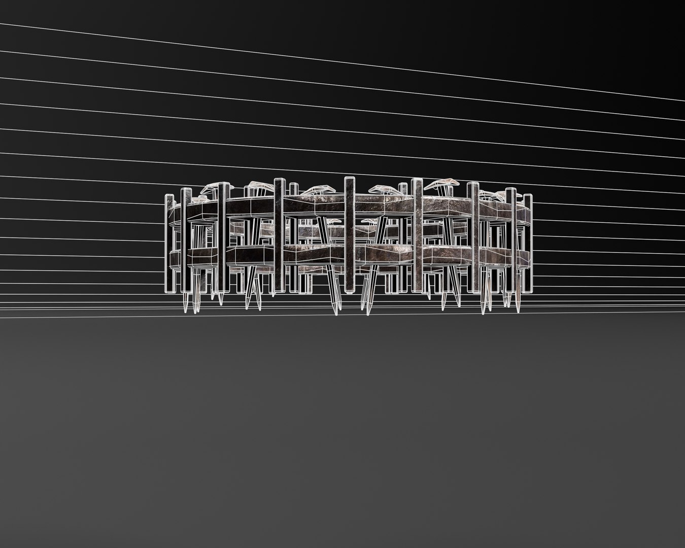 3D Model Medieval Head Nail Crown - TurboSquid 2251654