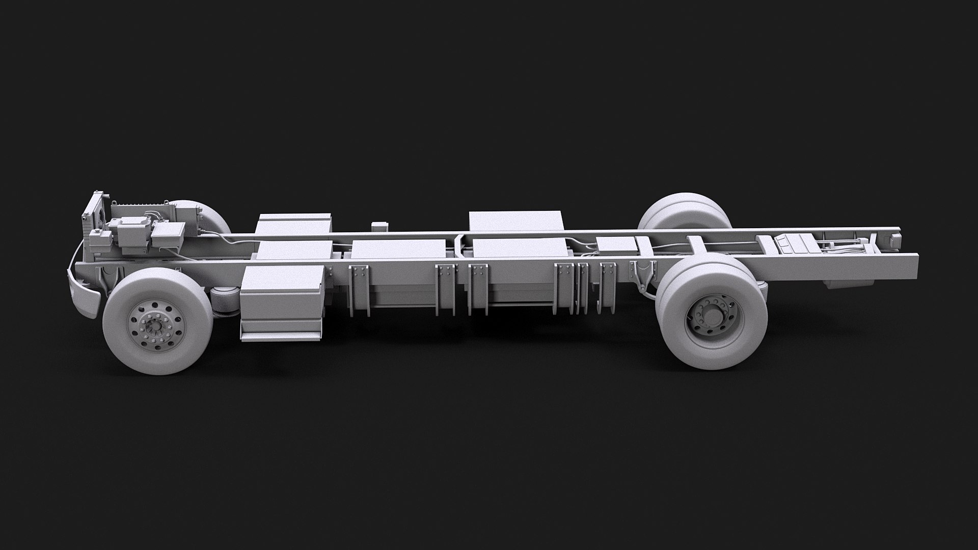 Full Electric Truck Chassis UT Model - TurboSquid 2094109
