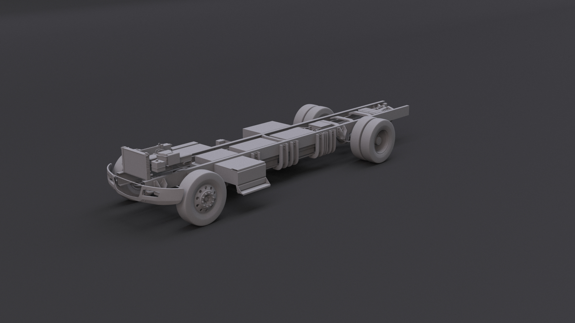 Full Electric Truck Chassis UT Model - TurboSquid 2094109