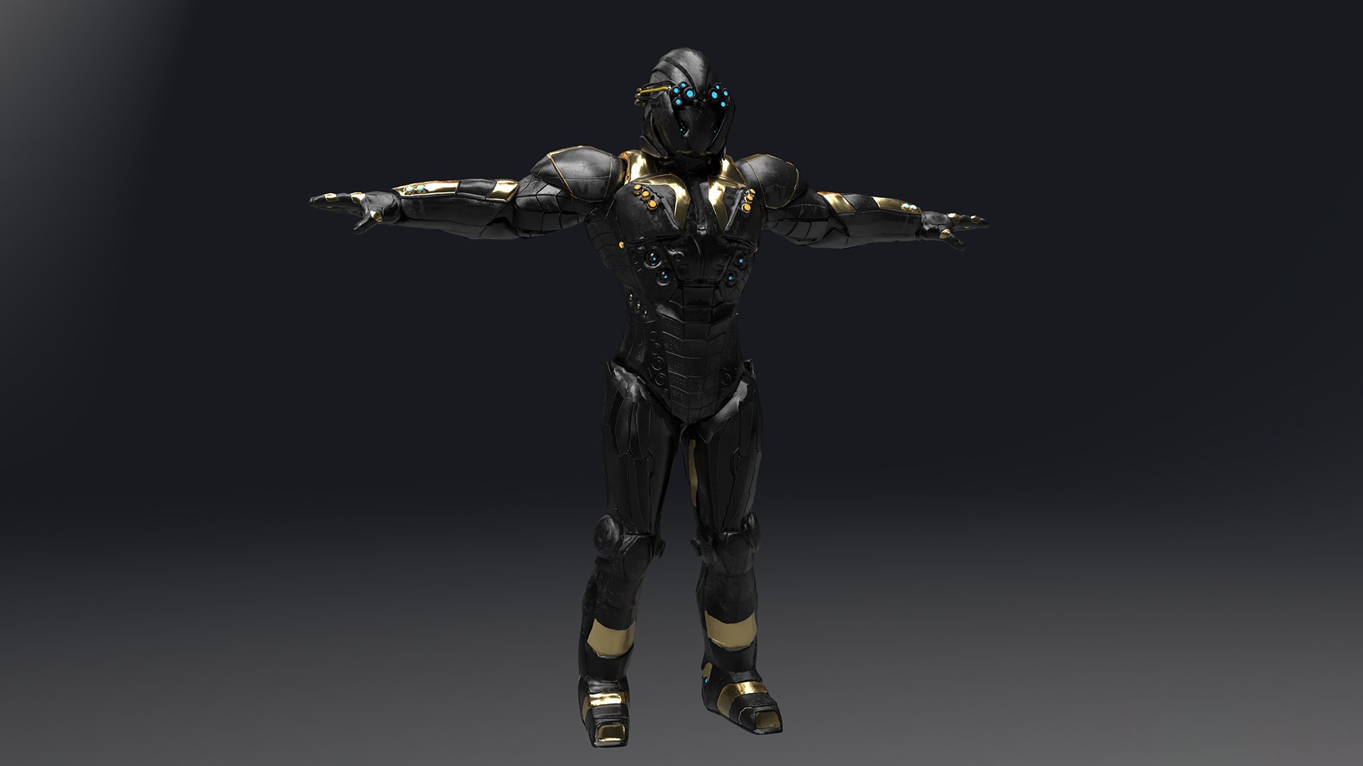 3D Sci- Fi Robot Character Model UNREAL ENGINE Model - TurboSquid 1802140