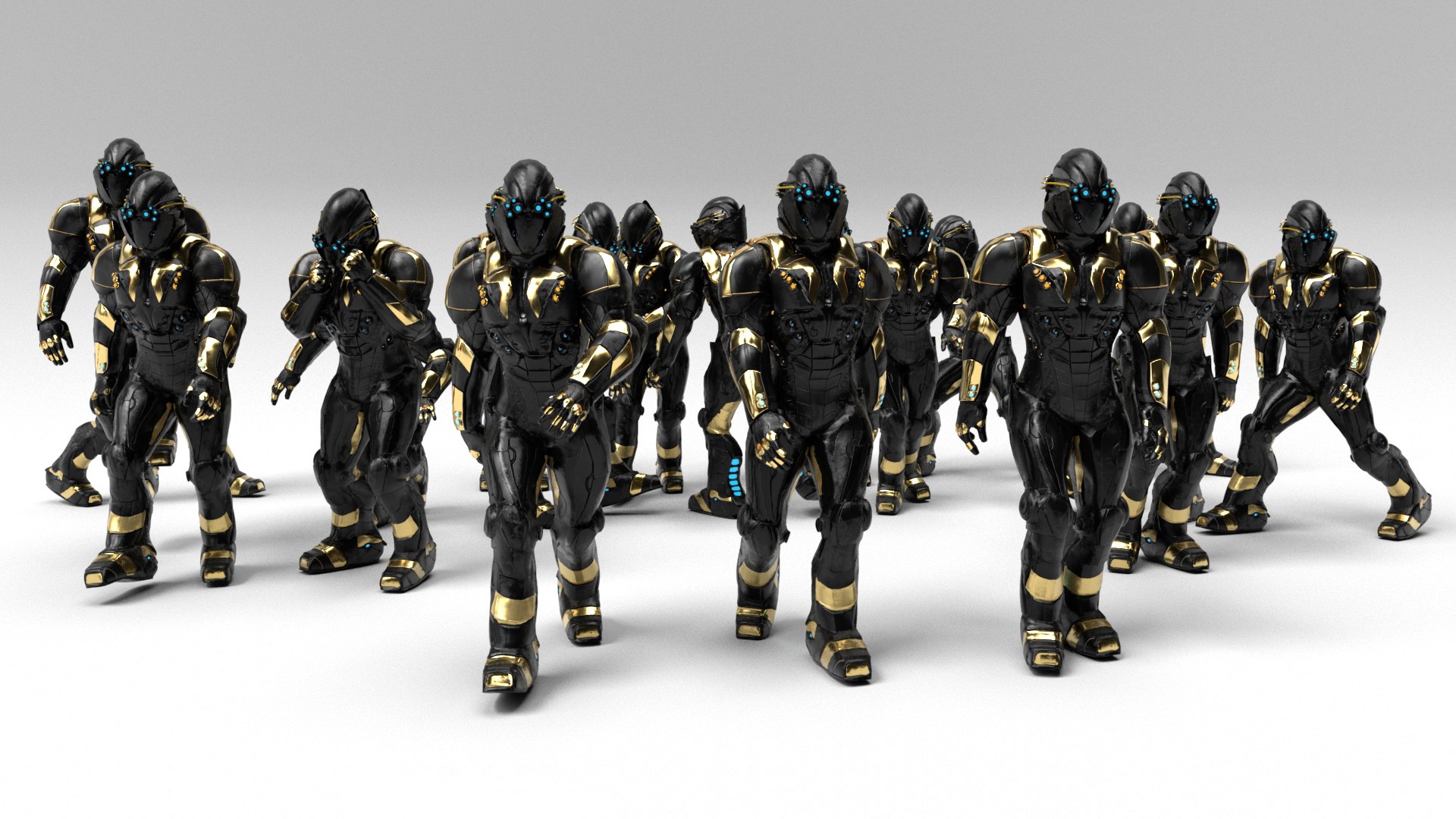 3D Sci- Fi Robot Character Model UNREAL ENGINE Model - TurboSquid 1802140