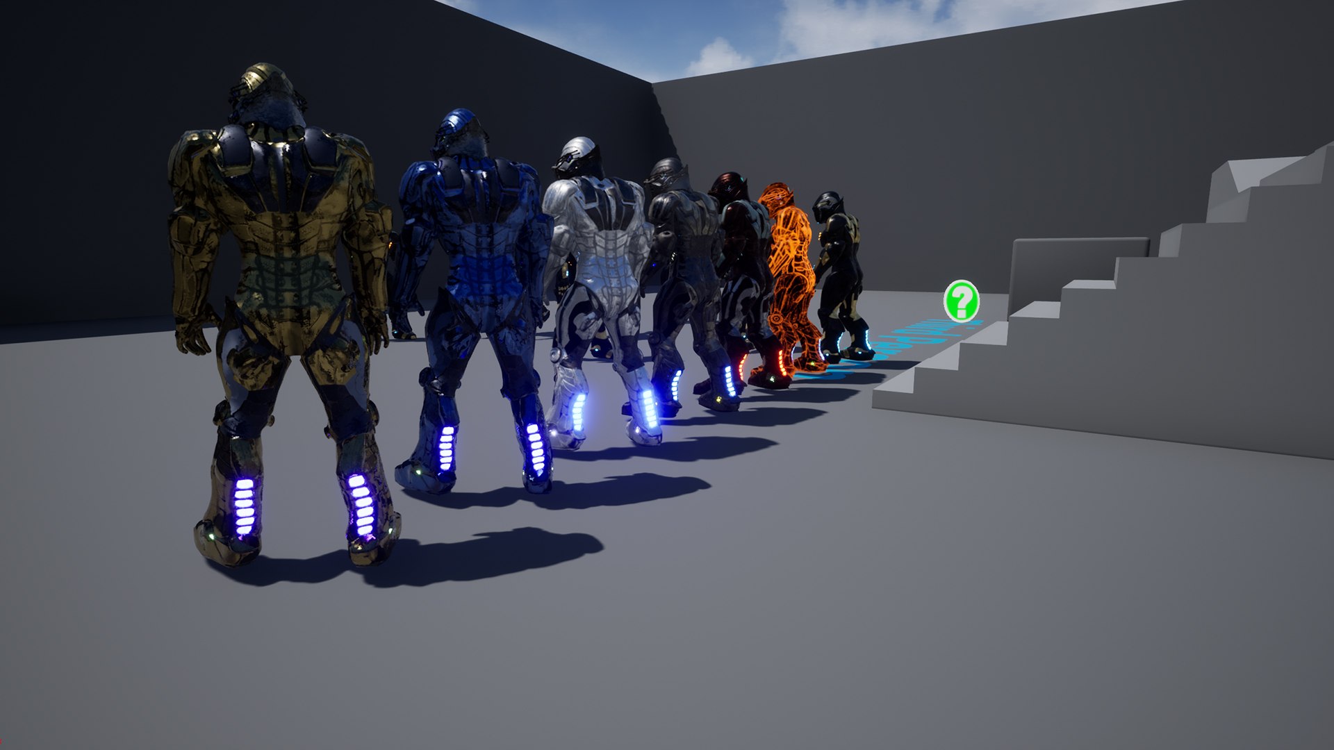 3D Sci- Fi Robot Character Model UNREAL ENGINE Model - TurboSquid 1802140