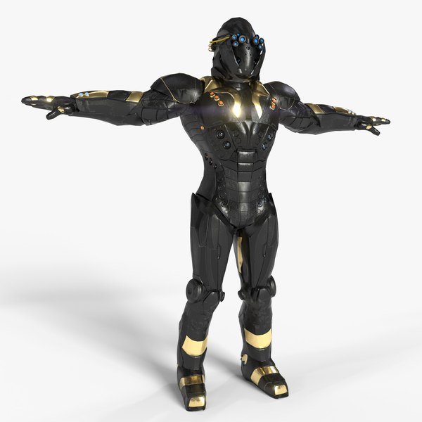 3D Sci- fi Robot Character Model UNREAL ENGINE model - TurboSquid 1802140