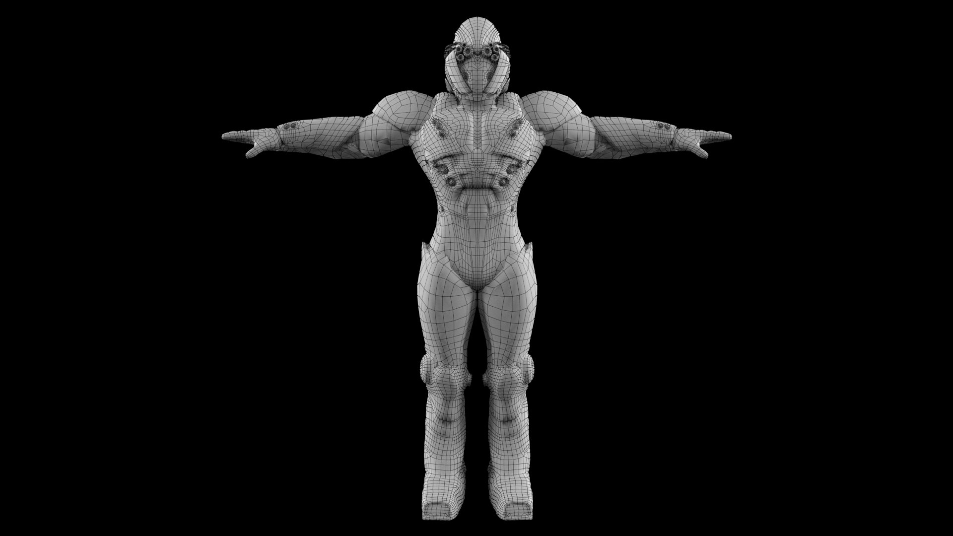 3D Sci- Fi Robot Character Model UNREAL ENGINE Model - TurboSquid 1802140