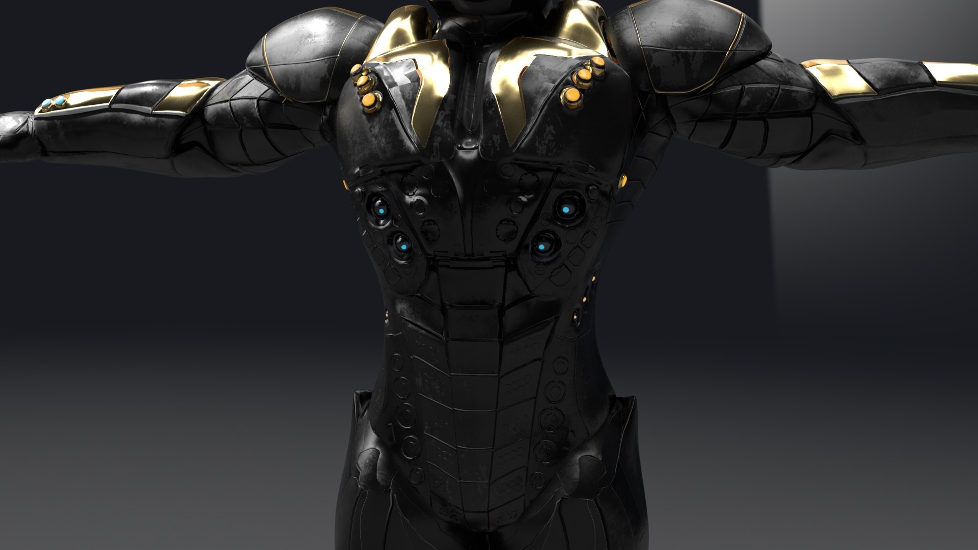 3D Sci- fi Robot Character Model UNREAL ENGINE model - TurboSquid 1802140