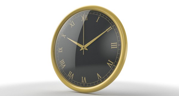 3D wall 06 clock model - TurboSquid 1421458